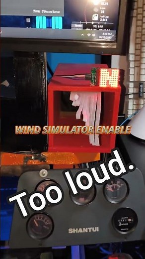My DIY wind simulator is too loud. #wrc6 #automobile