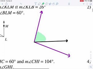 Kuta Tutorial: angle addition postulate