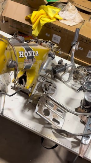 Here is Marty’s original frame and all the parts we need to either replace or refurbish. | My Trailbuddy INC.