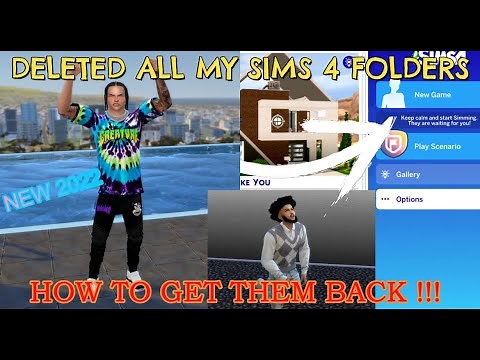 I accidentaly deleted my sims 4 / How To Get Deleted Sims 4 Files Back !! NEW... #sims4 #mods