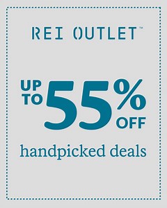 Spring adventures start with great gear at even better prices. Save up to 55% on handpicked deals through 3/20! Online only. While supplies last. Discount based on comparative value. | REI