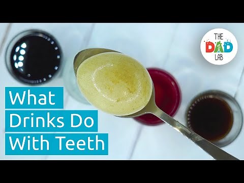 Tooth Decay Experiment with Eggs and Drinks | Why We Brush Teeth