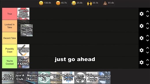 Want more ? Check comment 👇👇👇... Ranking computer science advice | Thom Code