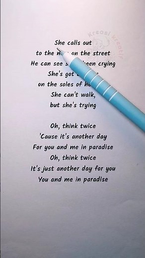 “The Heartbreaking Line You Missed in Another Day in Paradise 😢🎶”