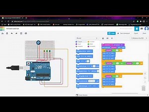 Circuit design | POTENTIOMETER | Tinkercad