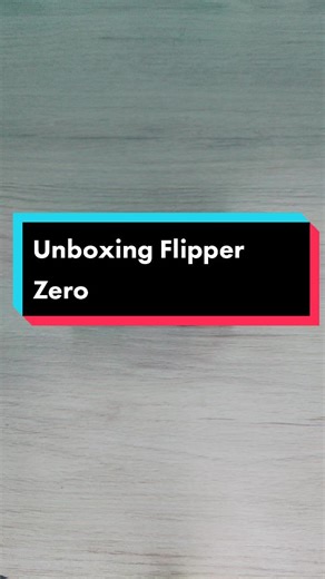 Unboxing Flipper Zero #unboxing #flipperzero #nfc #rfid #subghz #infrared #hardware #hacking #tool #tiktok #fyp #parati #cibersecurity #hacker #hacking