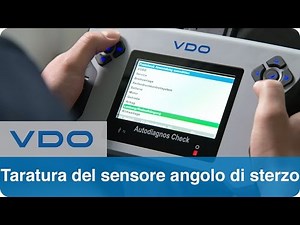 Taratura del sensore angolo di sterzo | VDO Autodiagnos Check