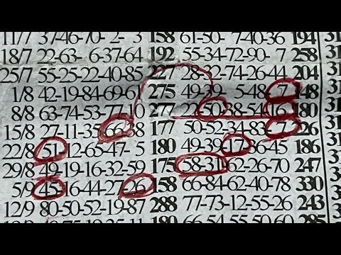 National Weekly Lotto Prediction update