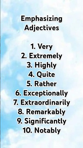 Emphasizing adjectives| adjectives in english grammar #english #adjective #education #grammar #learn