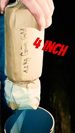 4 Inch Shell Exploded on the Ground😱💥 #fireworks #vuurwerk #feuerwerk #shell #viral