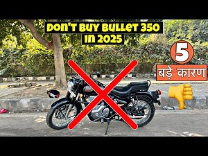 Don’t Buy Bullet 350 in 2025 👎🏼 | DISADVANTAGES of Bullet 350 Battalian Black | ​⁠‪@b4bullet‬
