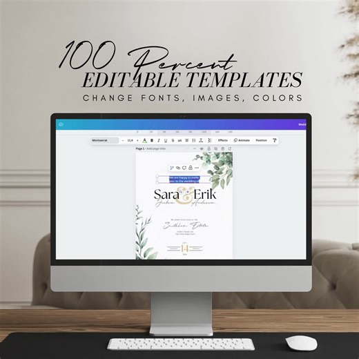 Minimalist New Year's Eve Invitation | Black & White Champagne Art (digital Download) - Etsy