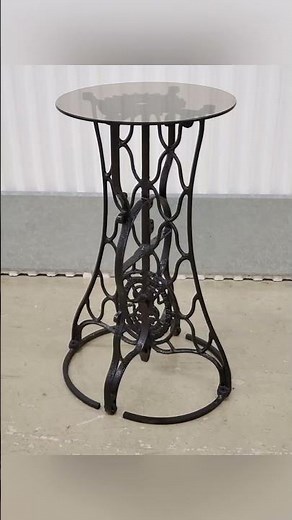 Ideas for small tables made with sewing machines 💫💯.