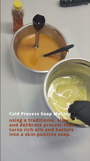 Cold Process Soap – Crafted with Time, Made with Care ✨🧼 Honey Tangerine Soap Making.