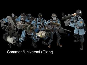 [TF2: MvM] all robot footstep sounds