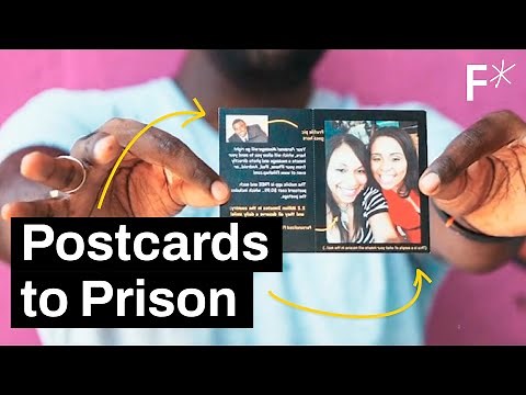 He built an app to send postcards to prison