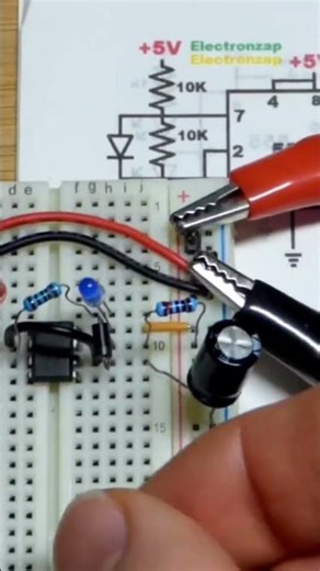 How To Wire Timing Components For Astable Mode 555 Timer #electroniccomponent #schematics #diy