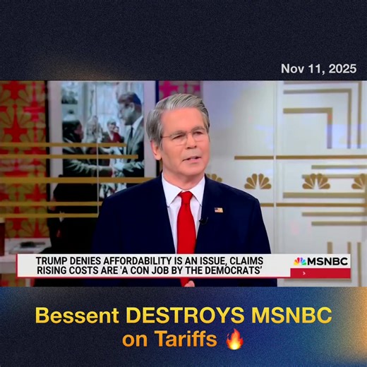 🚨 BOOM! Treasury Sec. Scott Bessent SHUTS DOWN MSNBC — Drops FACTS Showing Tariffs LOWER Inflation and Help Americans! Panel LOSES IT 🔥#usa