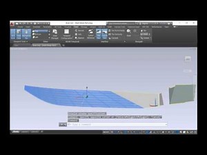 flatten surface in autocad