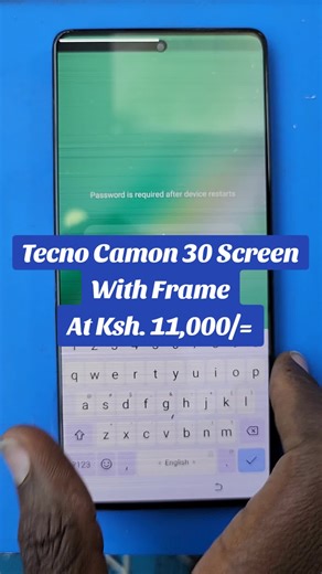 Tecno Camon 30 Screen Replacement Service