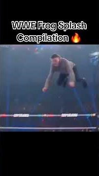 WWE Frog Splash Compilation 🔥