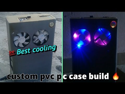 Custom pvc pc case build || how to make your own pc case