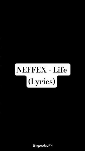 NEFFEX - Life (Lyrics) #shorts