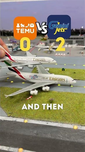 TEMU vs Gemini Jets - Model Airplane Showdown