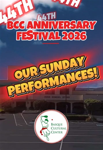 BCC 44th Anniversary Festival | Our Sunday Performances Video Highlights 🥁 Our Sunday began with a full house in the Kantxa for Meza, where the morning was first lifted by the booming music of our Zazpiak Bat Klika, followed by our beloved Elgarrekin Choir. Our San Francisco Zazpiak Bat Dance Group and Gazteak Dancers shared the vibrancy of our folkloric dances, leading everyone behind the Klika into the Banquet Room ahead of an incredible lunch. Milesker to all of our talented performers and d