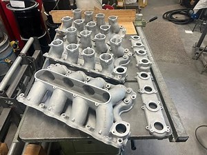 Making 3 Boss 429 Inline Carb Manifolds - Lost Foam Casting