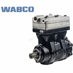 [Hot Item] Wabco Air Compressor 9125600070 Twin-Cylinder Compressor, 636 Cc, Flange Mounted Be Used for Sinotruk (CNHTC) China Wholesaler