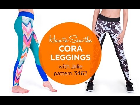 How to Sew the Cora Running Tights (Jalie pattern 3462)