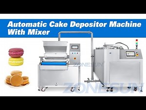 How To Use Cake Depositor Machine With Batter Mixer?