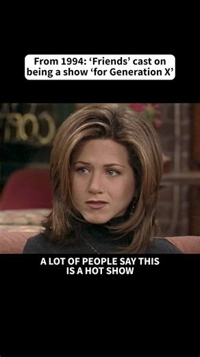 Just a couple of months after the premiere of #Friends, the cast talked about what it meant for their show to be associated with #GenerationX, who were twenty-somethings at the time. | Today Show