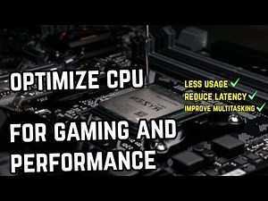 How To Optimize CPU Usage & Improve Performance In Games And Multitasking / Windows 10/11 ✅