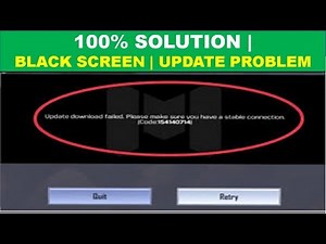 How to Fix Call Of Duty Mobile Fix. Update Download Failed Error Code 154140714