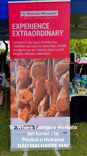 #poukai Te Whare Taonga o Waikato here at the Hukanui Marae to share what is happening at the Waikato Art Museum. | Tainui Live