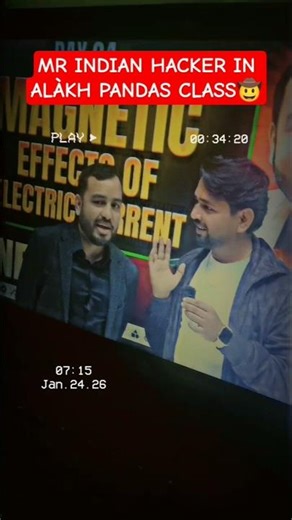 MR INDIAN HACKER IN ALÀKH PANDAY CLASS #shorts #physicswallah #mrindiahacker #alakhsir #class10