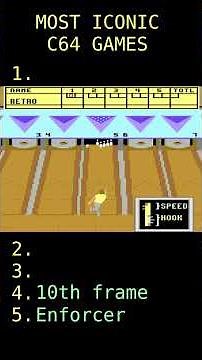 COMMODORE 64 ICONIC GAMES