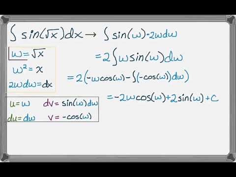 Integration by Parts with Substitution First