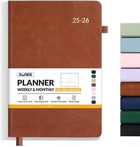 SUNEE 3 Hole Folders with Pockets (6 Pack, Vintage Colors) Plastic Folders for 3 Ring Binder, Heavy Duty Binder Folder for Document for School, Students, Teachers, Office Staf