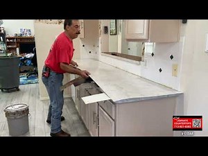 How to install a Laminate Countertop.