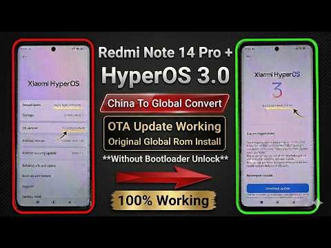 Redmi Note 14 Pro Plus (amethyst) China To Global Rom Convert | Redmi Note 14 Pro + Global Rom Flash