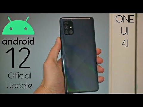 Samsung Galaxy A71 Android 12 ONE UI 4.1 Official Update (RELEASED)