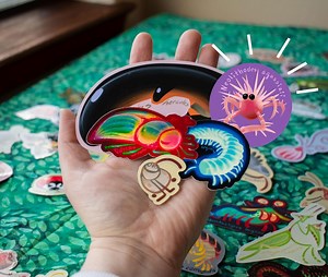 Cartoon Bug Stickers/magnets of 150  Species! Insects, Spiders, Isopods, Millipedes, and More! Glow-in-the-dark Firefly - Etsy