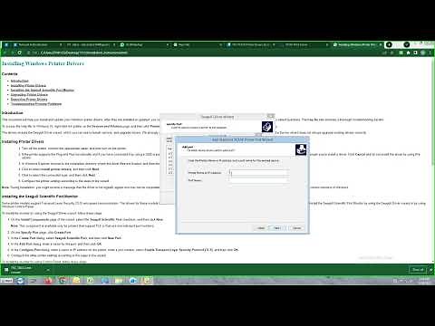 TSC Printer Network configuration and installation