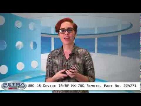 URC 48-Device IR/RF Hard-Button MX-780 Remote, Part No. 224771