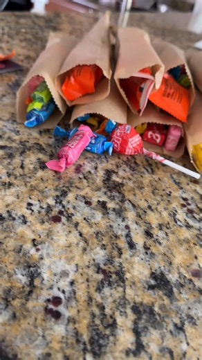 Time to go give out the candy bags to my regulars. Happy Halloween 💀👻🎃 | From Scratch by James