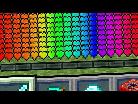 Minecraft but I have 1,000,000 Super Hearts