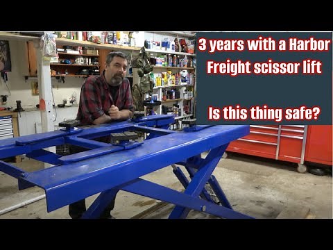 Harbor Freight 6000 Lb Scissor Lift. 3 Years Later, Was It Worth It? An In Depth Review.